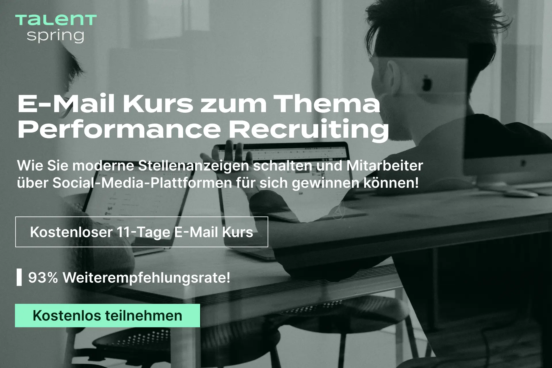 Talentspring | E-Mail Kurs zum Thema Performance Recruiting